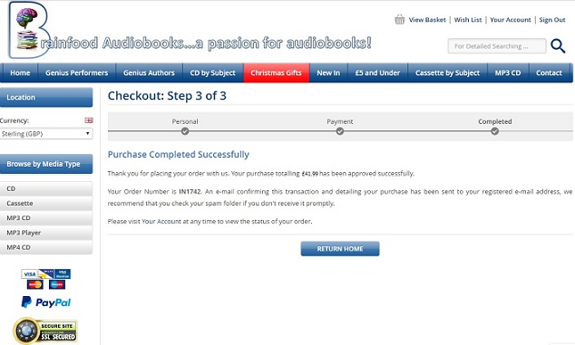 How to Use the Paypal Guest Checkout - Brainfood Audiobooks UK